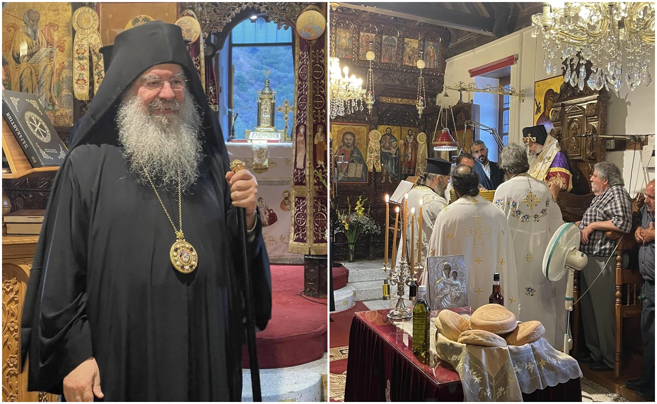 Ο Μητροπολίτης Λεμεσού στο χωριό Αγίου Παύλου για την Μεγάλη Εορτή των ...